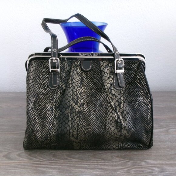 Maxx New York | Bags | Near New Maxx New York Python Purse Handbag ...